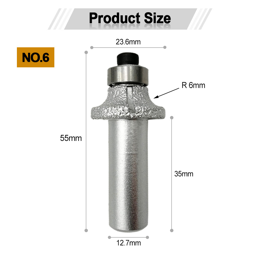 Shdiatool Diamond Router Bits 1/2" Shank for Granite & Marble – SHDIATOOL